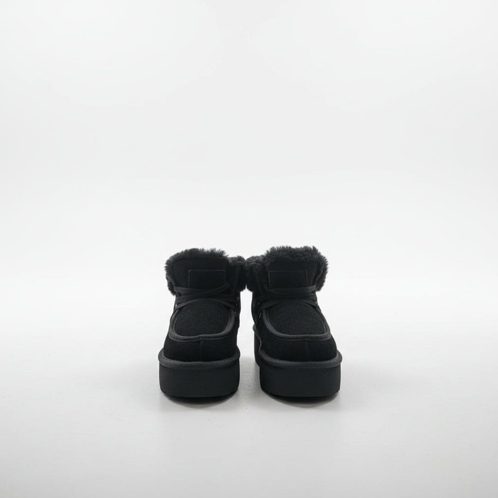 Ghete negre imbalnite Elena - ghete de iarna - natalee – Natalee